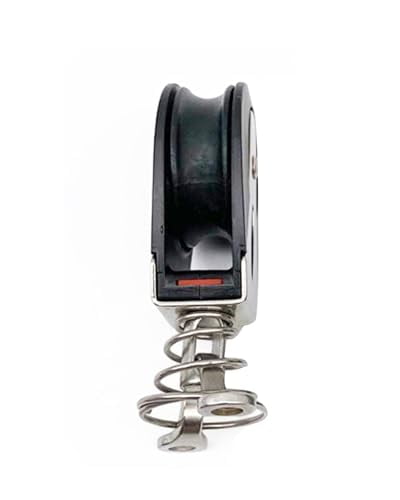 Boat Stainless Steel 316 Nylon Rope Pulley Large Diameter Pulley Block ...