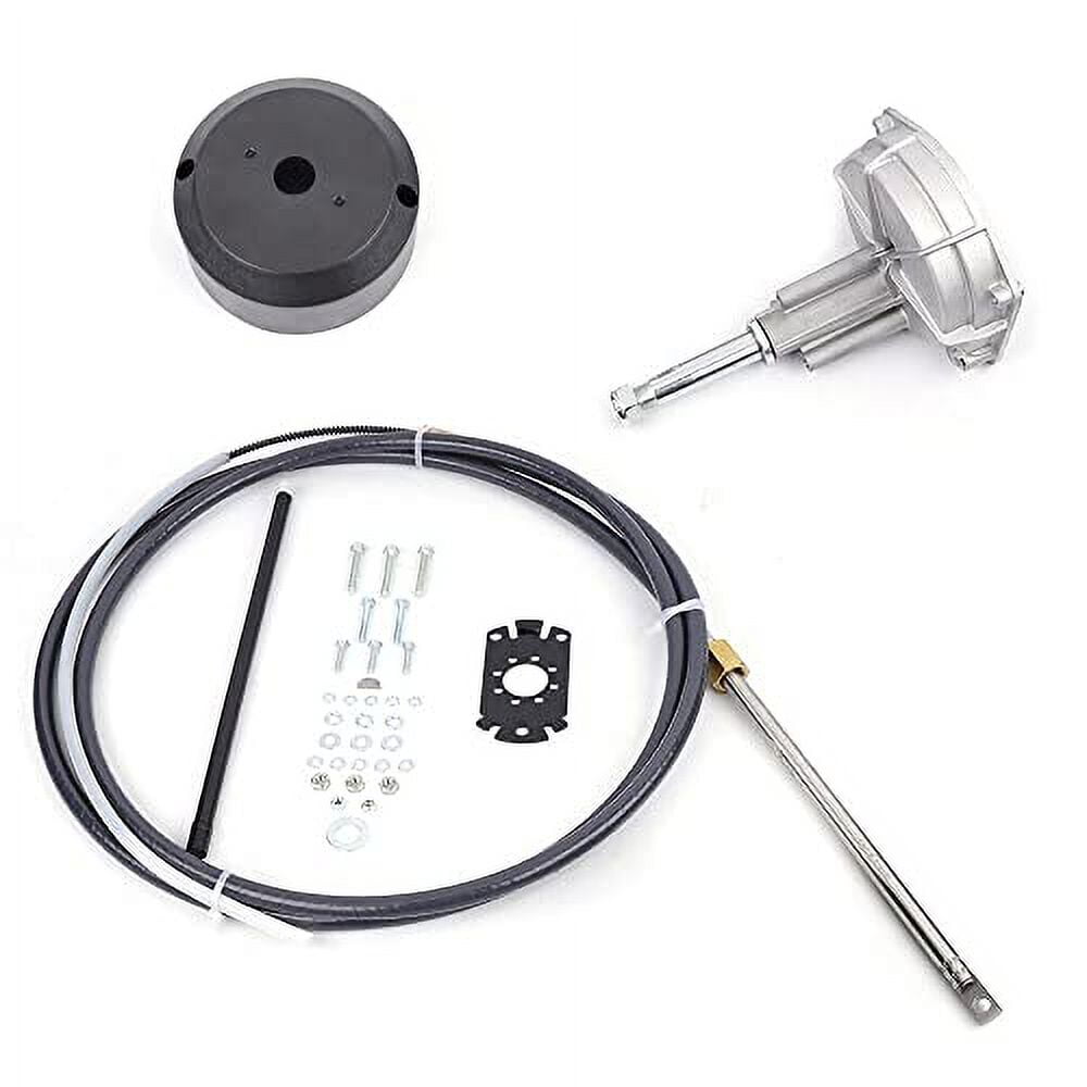 Boat Steering System Kit System, 12' Marine Steering Cable 3/4" Tapered ...