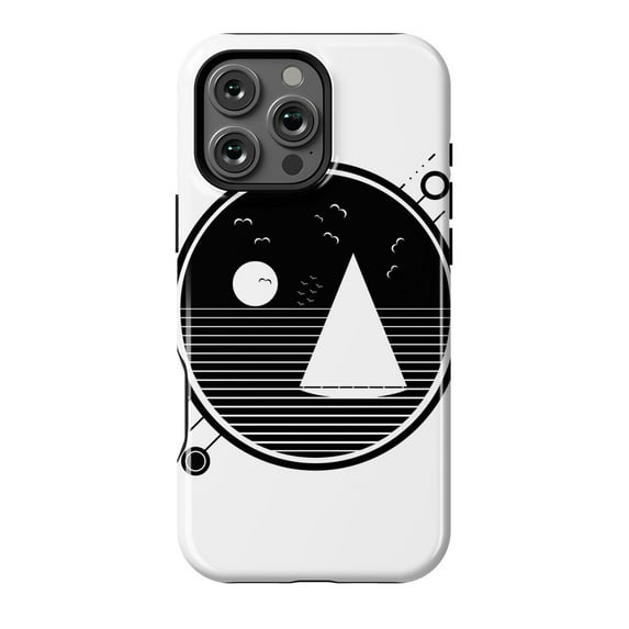 Boat Sunset Scenery Artwork iPhone Case 17 16 15 14 13 12 11 Pro Max ...