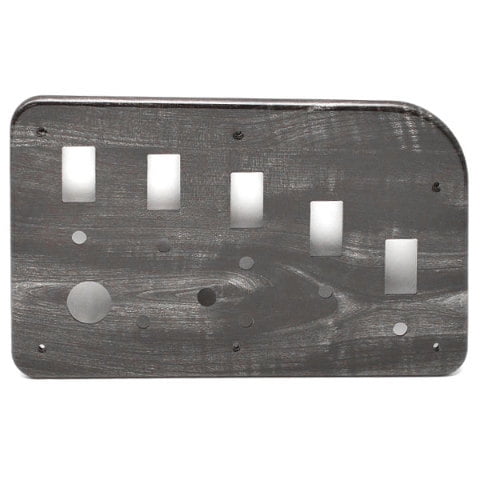 Boat Switch Panel Blank 241266 | Godfrey Sweetwater Dark Faux Woodgrain ...