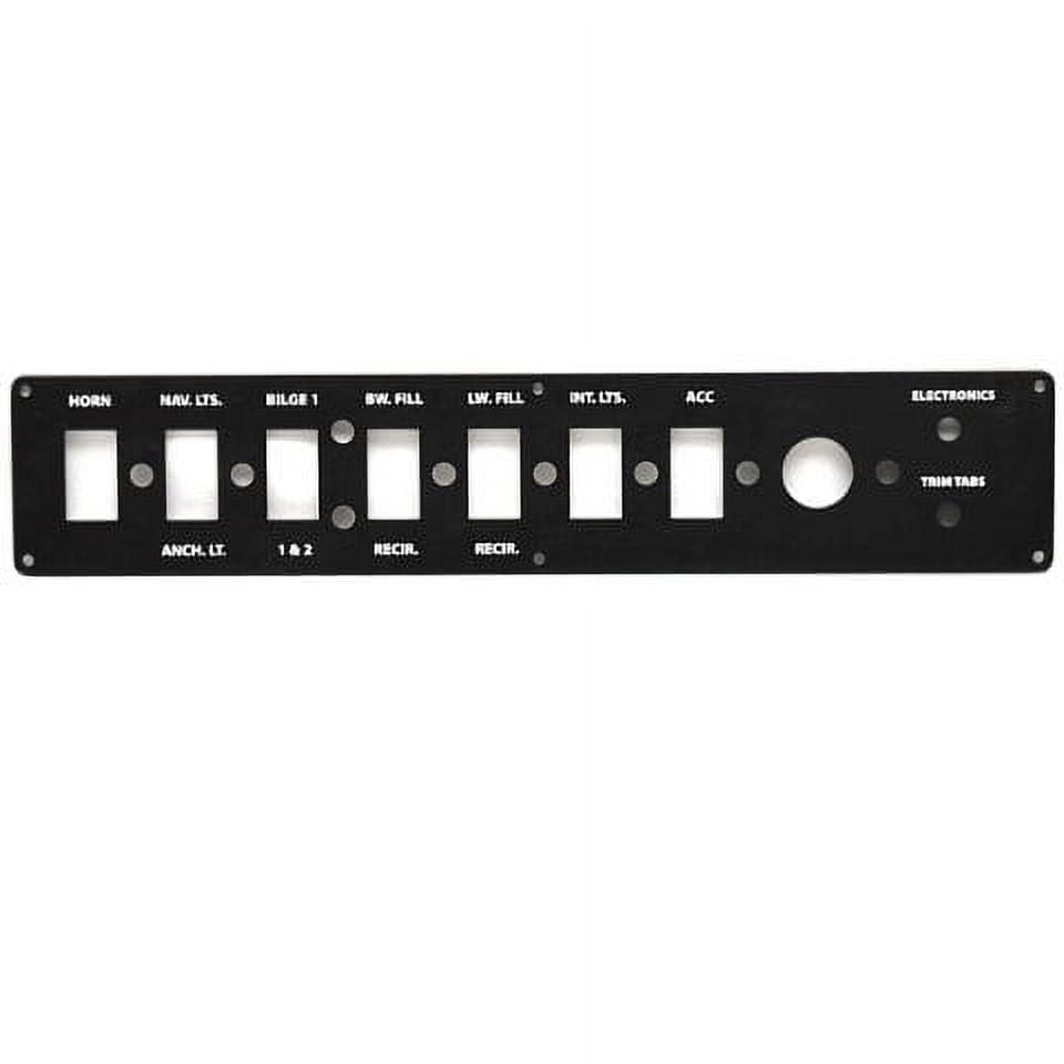 Boat Switch Panel Blank 7202588 | 2013 Ranger 184 Black Aluminum ...