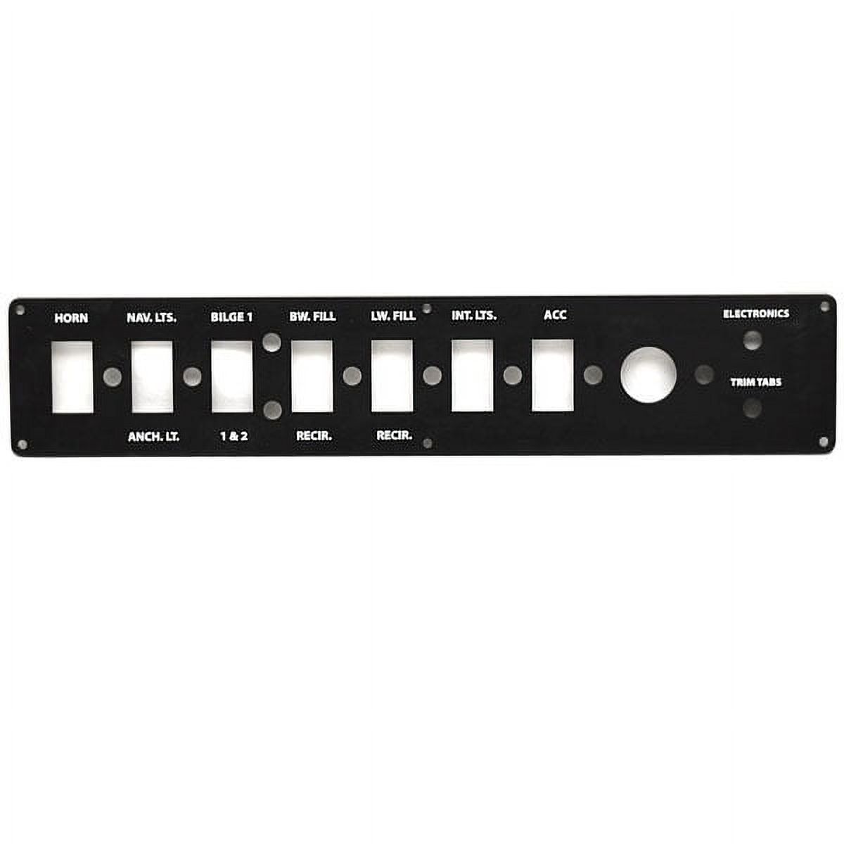 Boat Switch Panel Blank 7202588 | 2013 Ranger 184 Black Aluminum ...