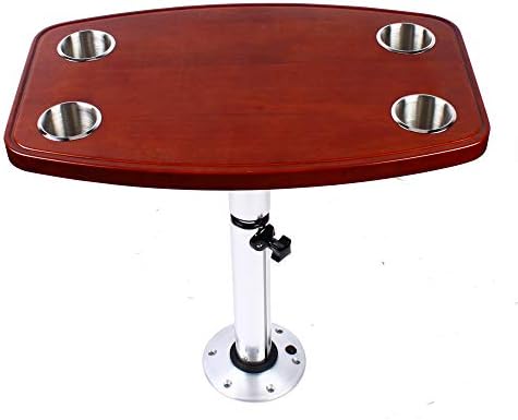 Boat Table Leg Set, Rectangular Pontoon Table, Pontoon Boat Pedestal ...