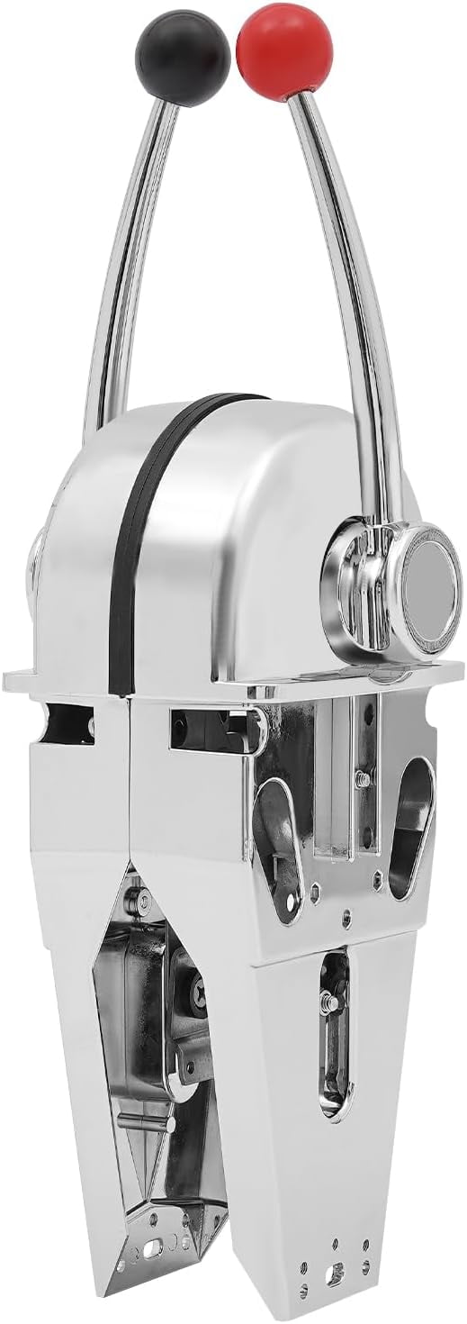 Boat Throttle Top Mount Marine Twin Lever Control Boat Throttle Boat ...