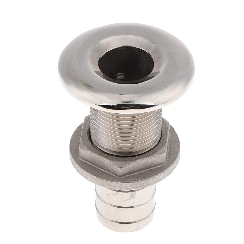 Boat Thru Hull Fitting Sewage Drain 3/4" Half Wire Outlet Plug Holes ...