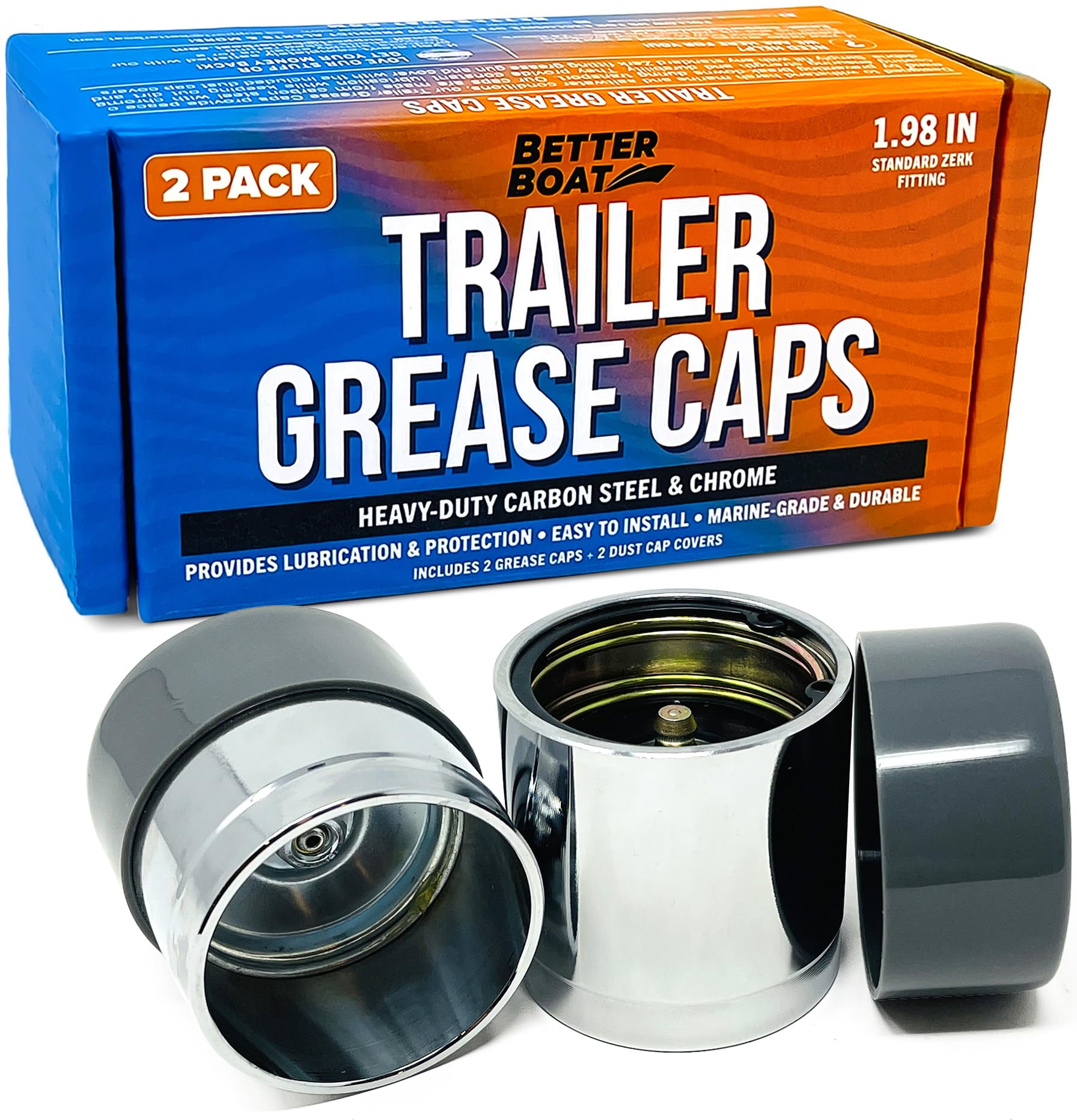 Boat Trailer Bearing Dust Cap Trailer Axle Grease Cap Trailer Grease ...