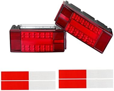 Boat Trailer Lights, Low Profile Rectangular Trailer Lights Led Kit ...