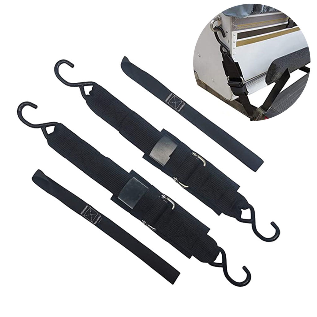 Boat Trailer Transom Tie Downs Straps Adjustable Bunding Belt Traction ...