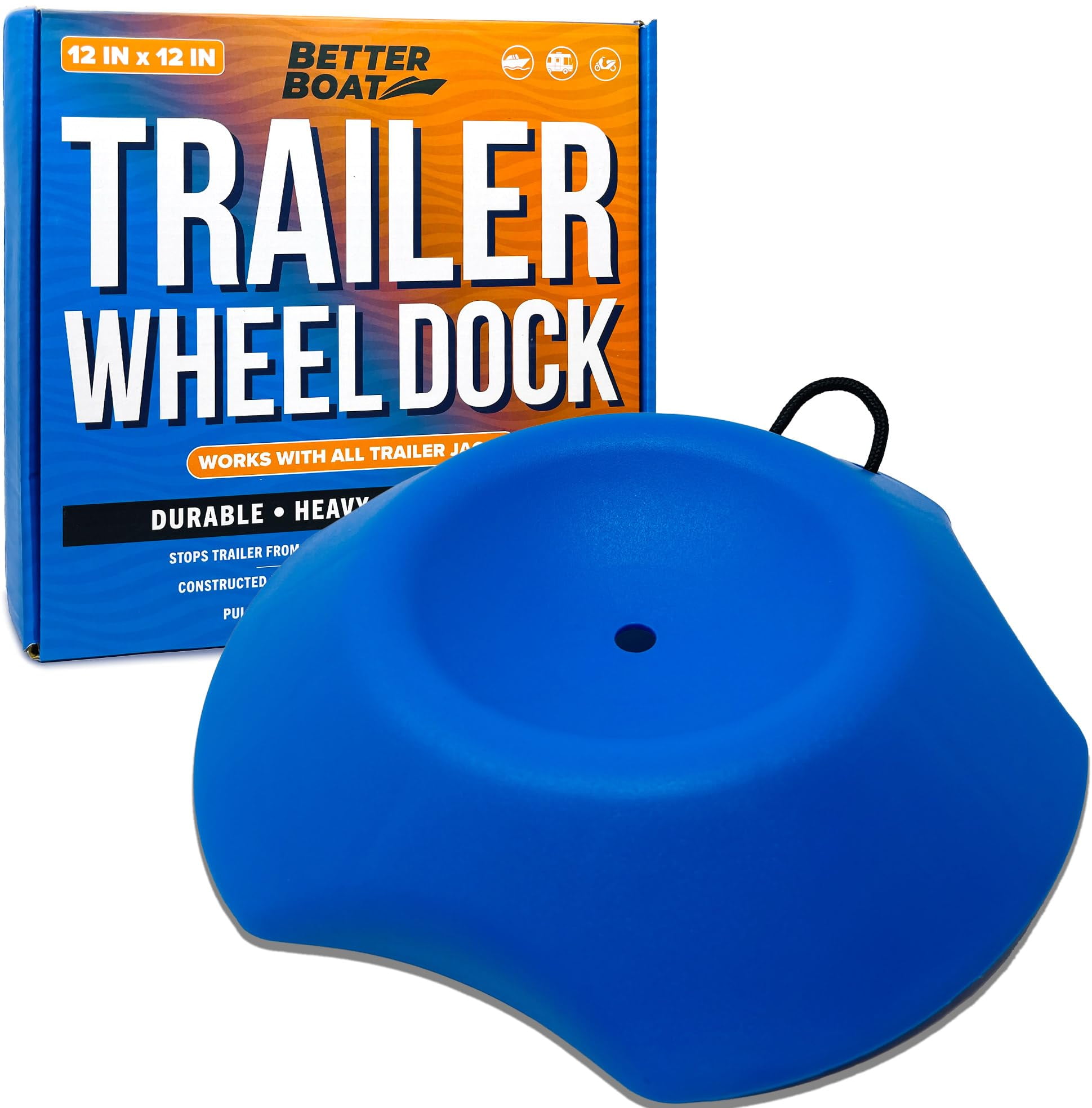 Boat Trailer Wheel Dock, Trailer Jack Dock, Single Wheel Chock and ...