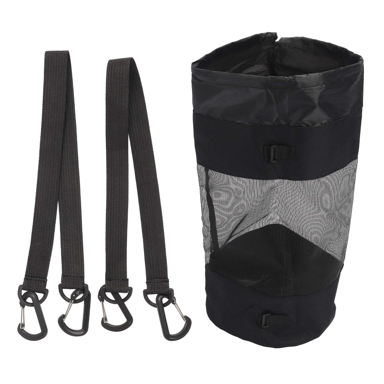 Boat Trash Can Large Capacity Easy to Use Hoop Mesh Boat Trash Bag Boat ...