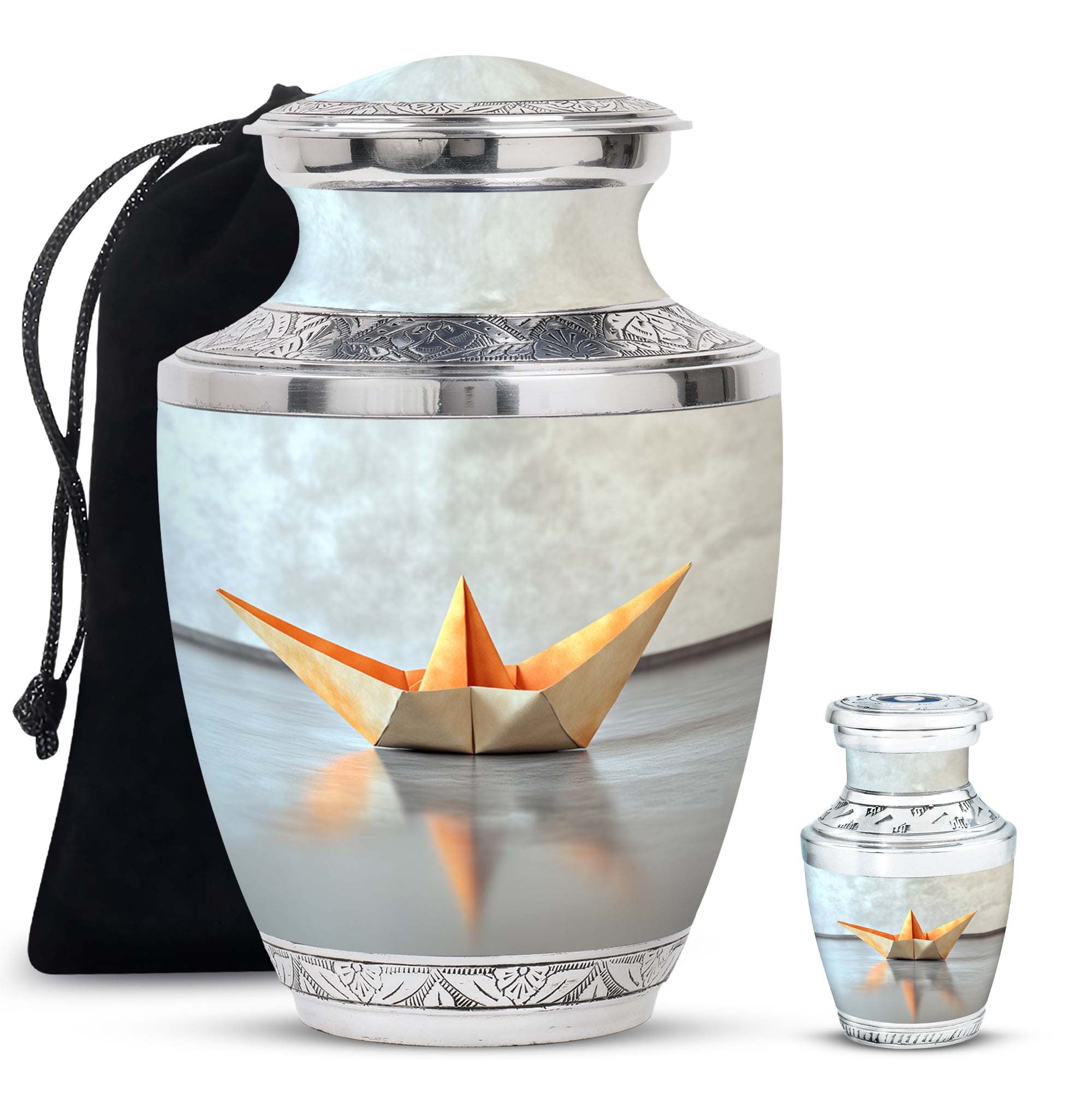 Boat Urn – Large & Small Cremation Urns for Human Ashes, Keepsake ...