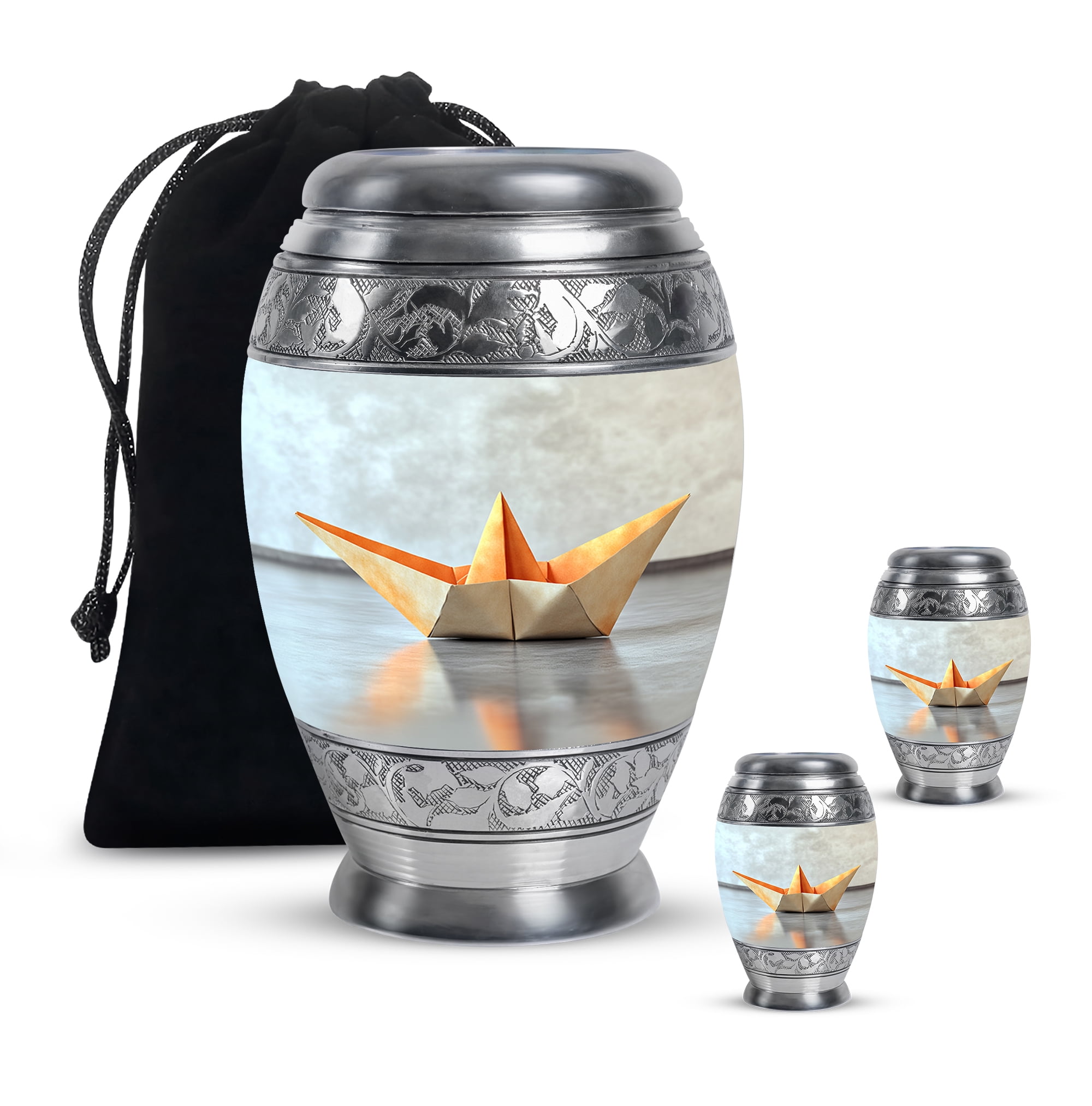 Boat Urn, Mini Urns for Human Ashes Keepsake, decorative Urns, Mini ...