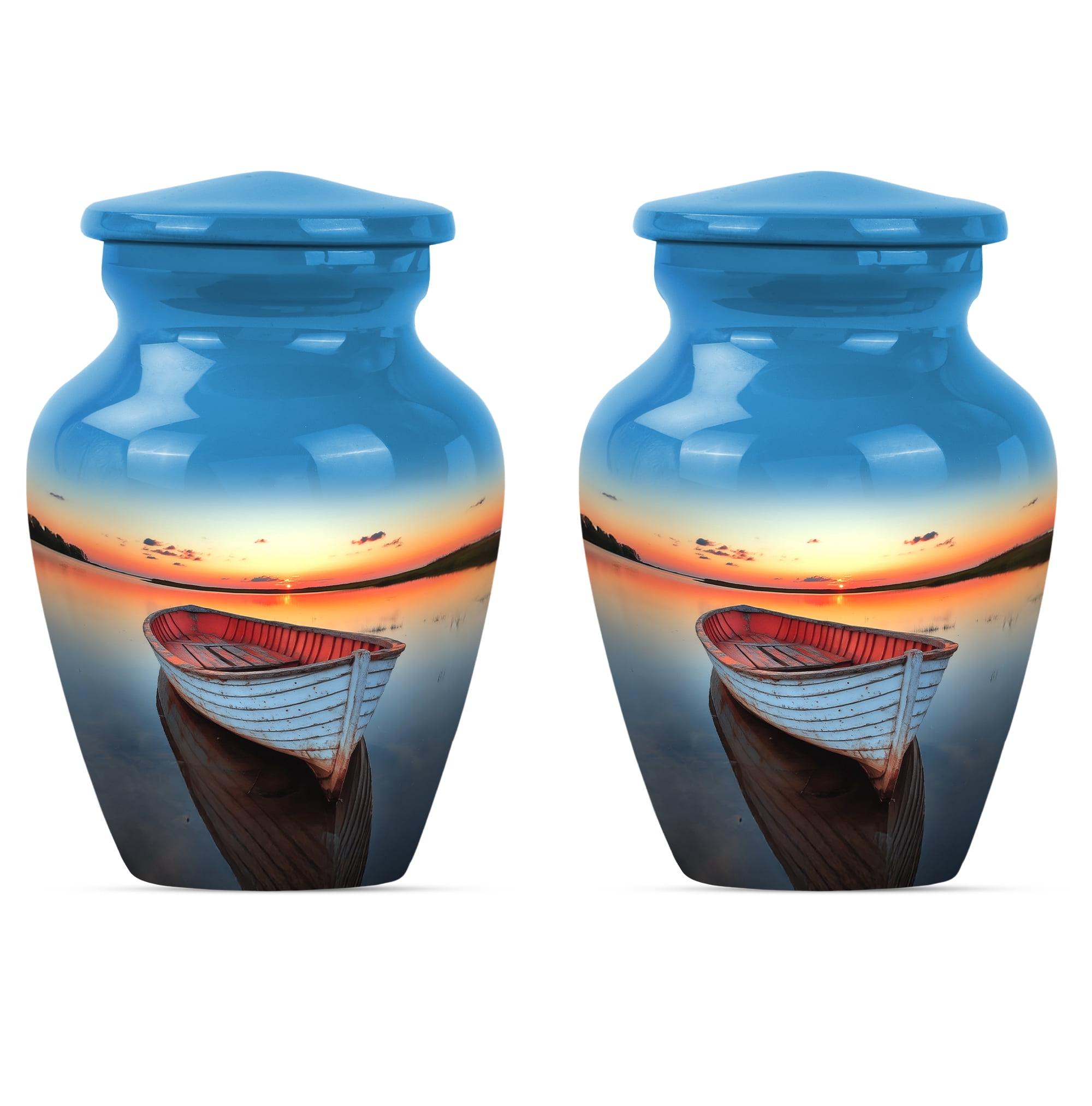 Boat Urn, Small Urns for Human Ashes Keepsake, Burial Urns for Women ...