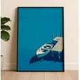 Boat at Dock Minimal Nautical Poster Unframed Paper Print - Walmart.com