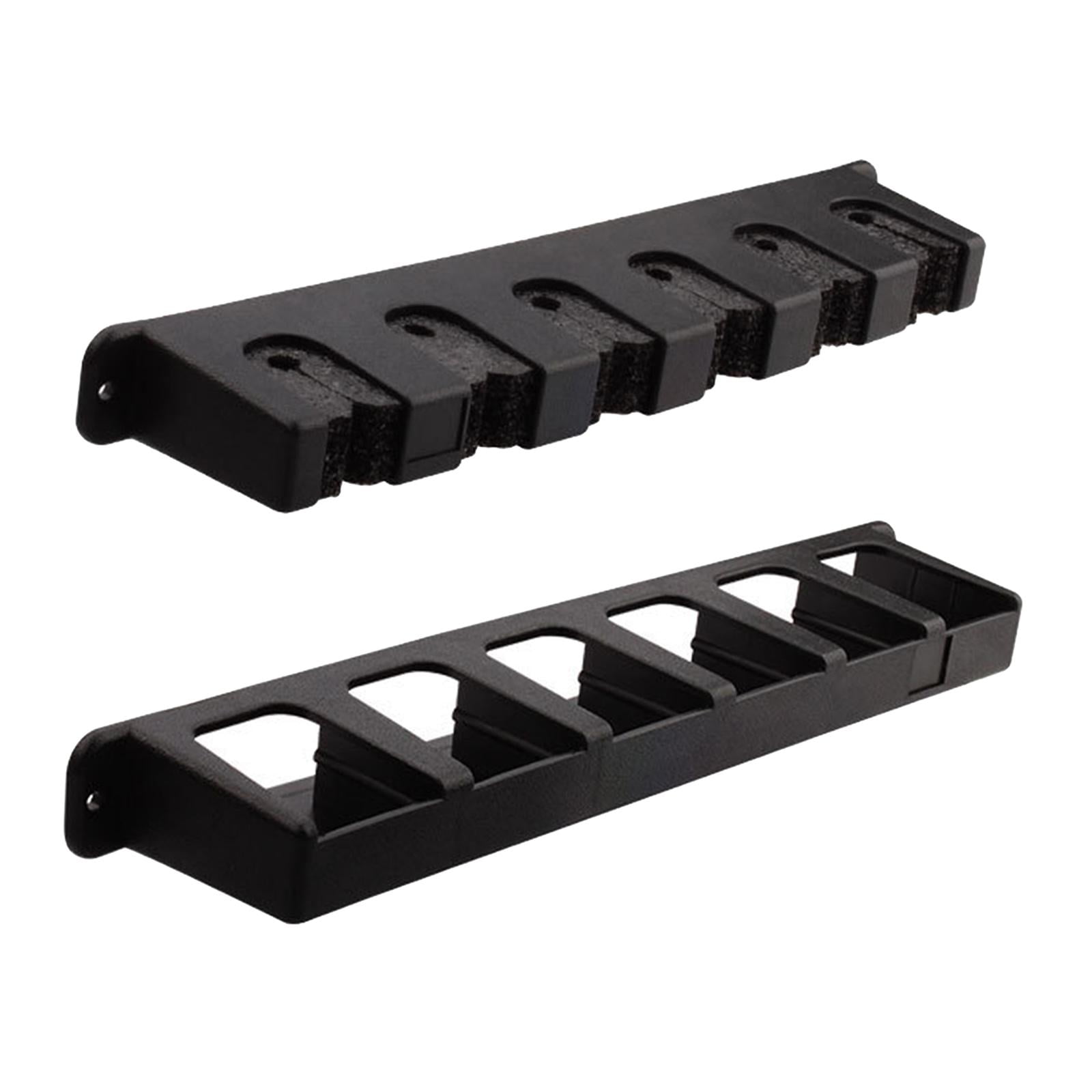 Boat/home/garage 6-pole black vertical fishing rod rack holder storage ...