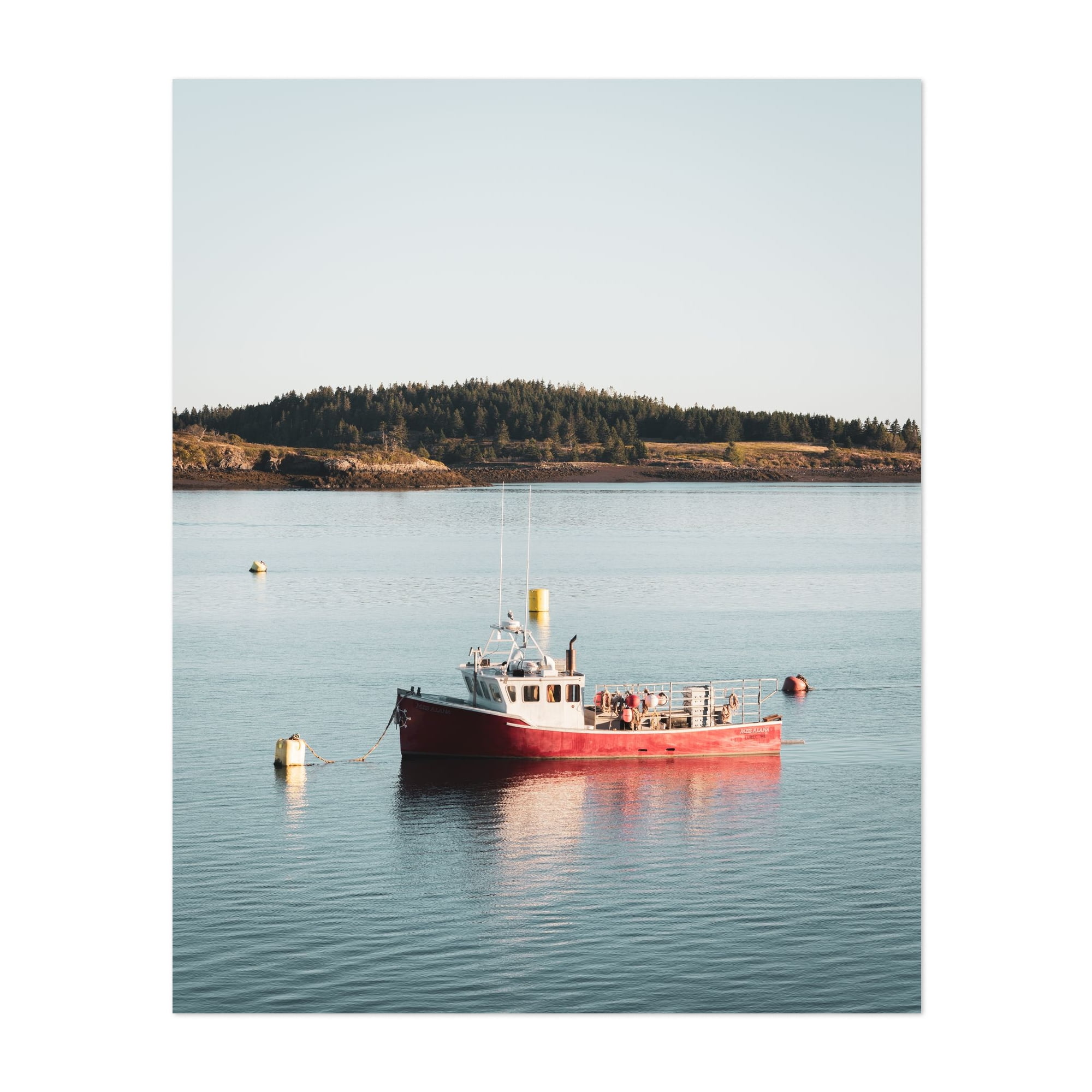 Boat in Lubec 01 - Lubec Maine Photography Boat Harbor Ocean Scenic ...