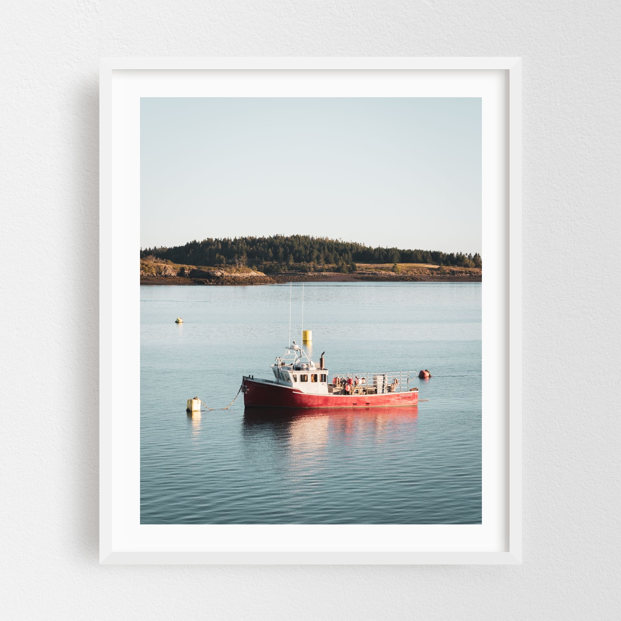 Boat in Lubec 01 - Lubec Maine Photography Boat Harbor Ocean Scenic ...