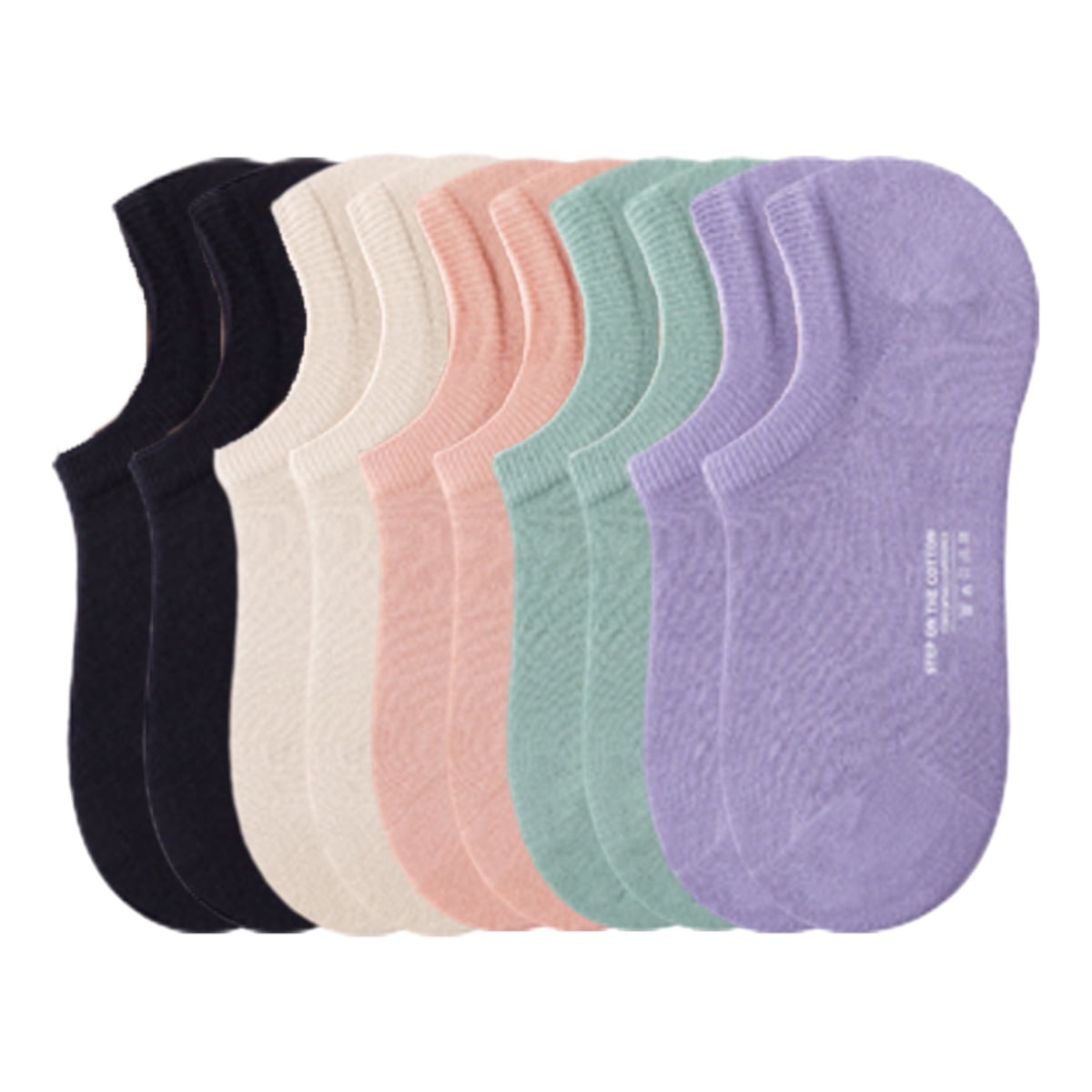 Boat socks girls socks solid color short summer low waist short mouth ...