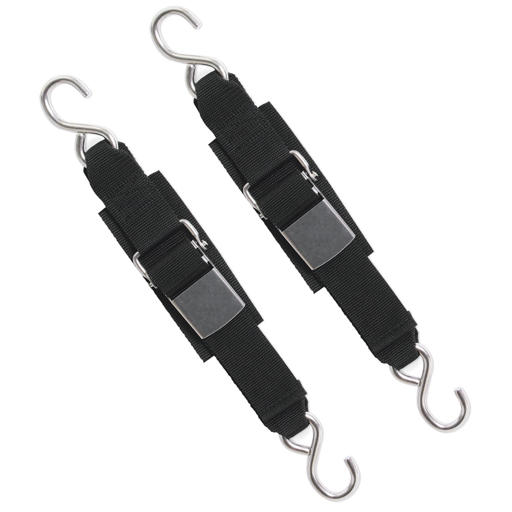 BoatBuckle F12066 Stainless Steel Kwik Lok Transom Tie-Downs – Pair ...