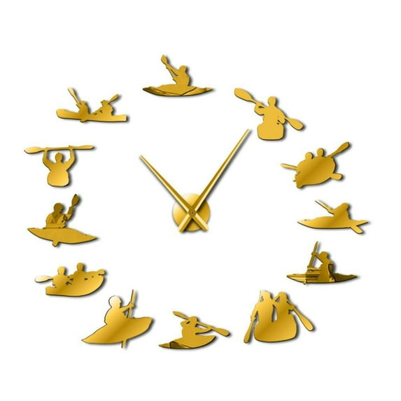 Boating DIY Oversized Clock Watch Modern Sport Rowing User-defined Big ...