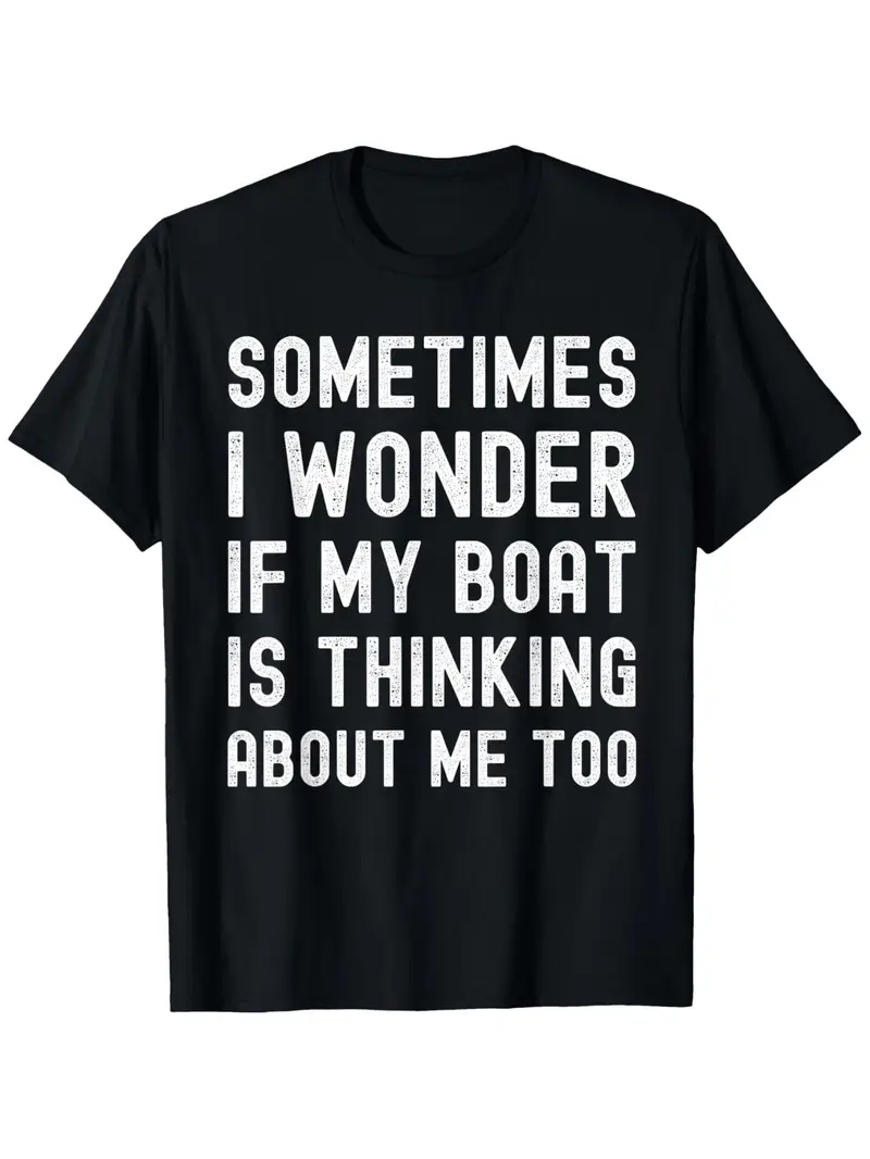 Boating & Marine Design T-Shirt - Nautical Boat Graphic Short Sleeve ...