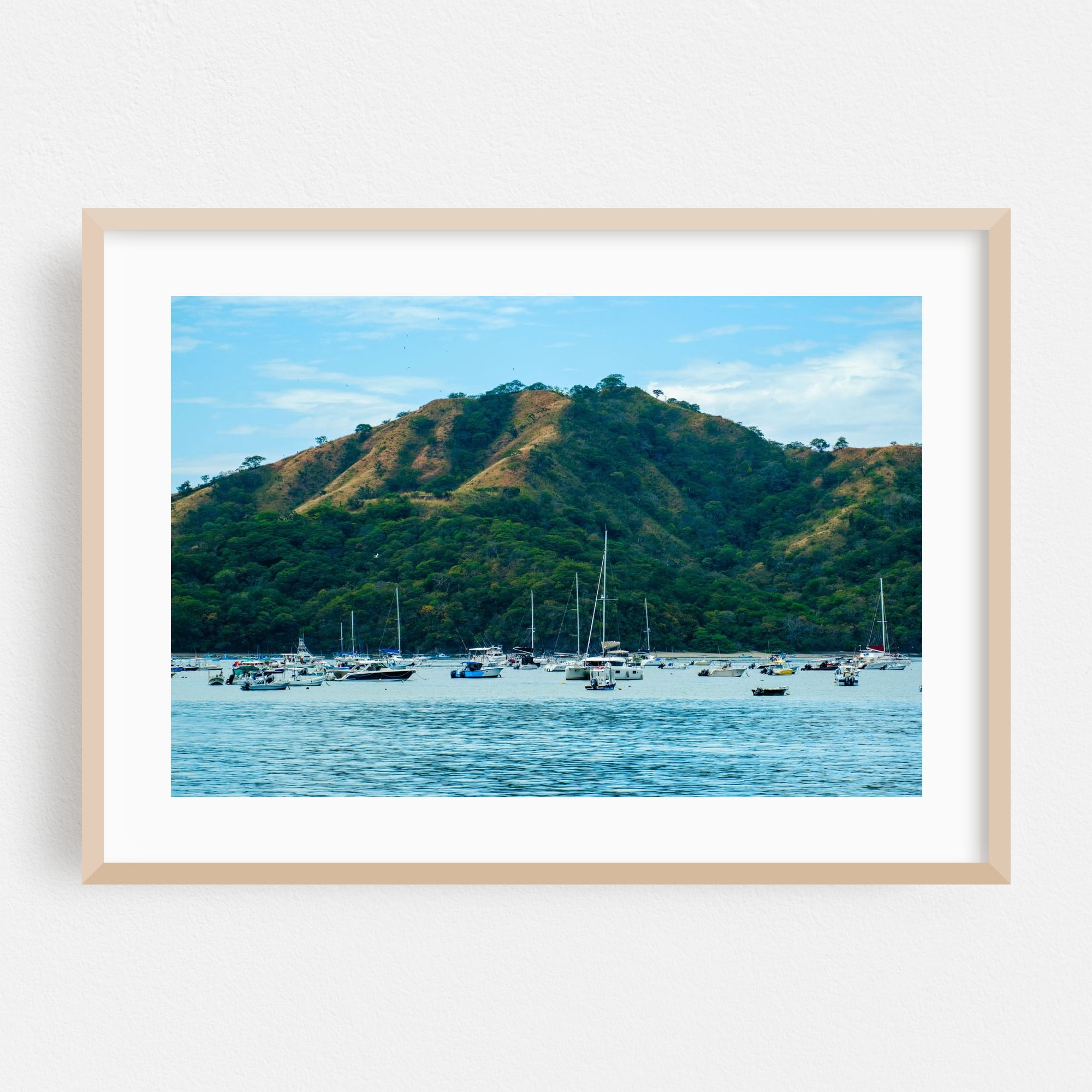 Boats in Harbor at Playas Del Coco, Costa Rica - Coco Provincia de ...