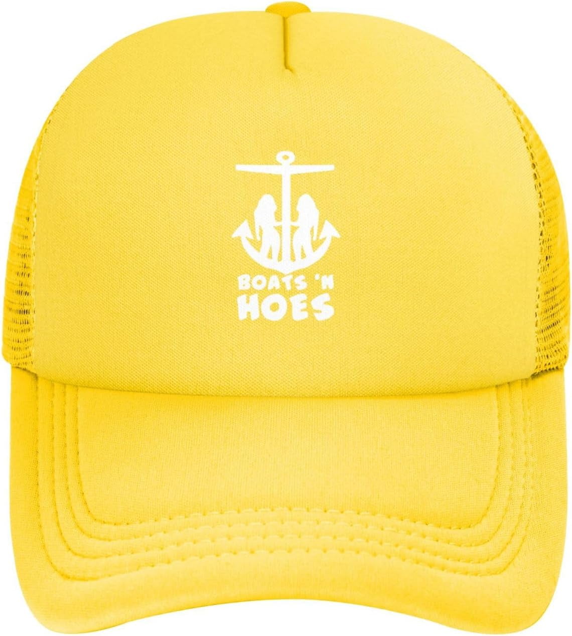 Boats & Hoes Mesh Hat Baseball Cap Golf Sun Cap Dad Hats Adjustable for ...
