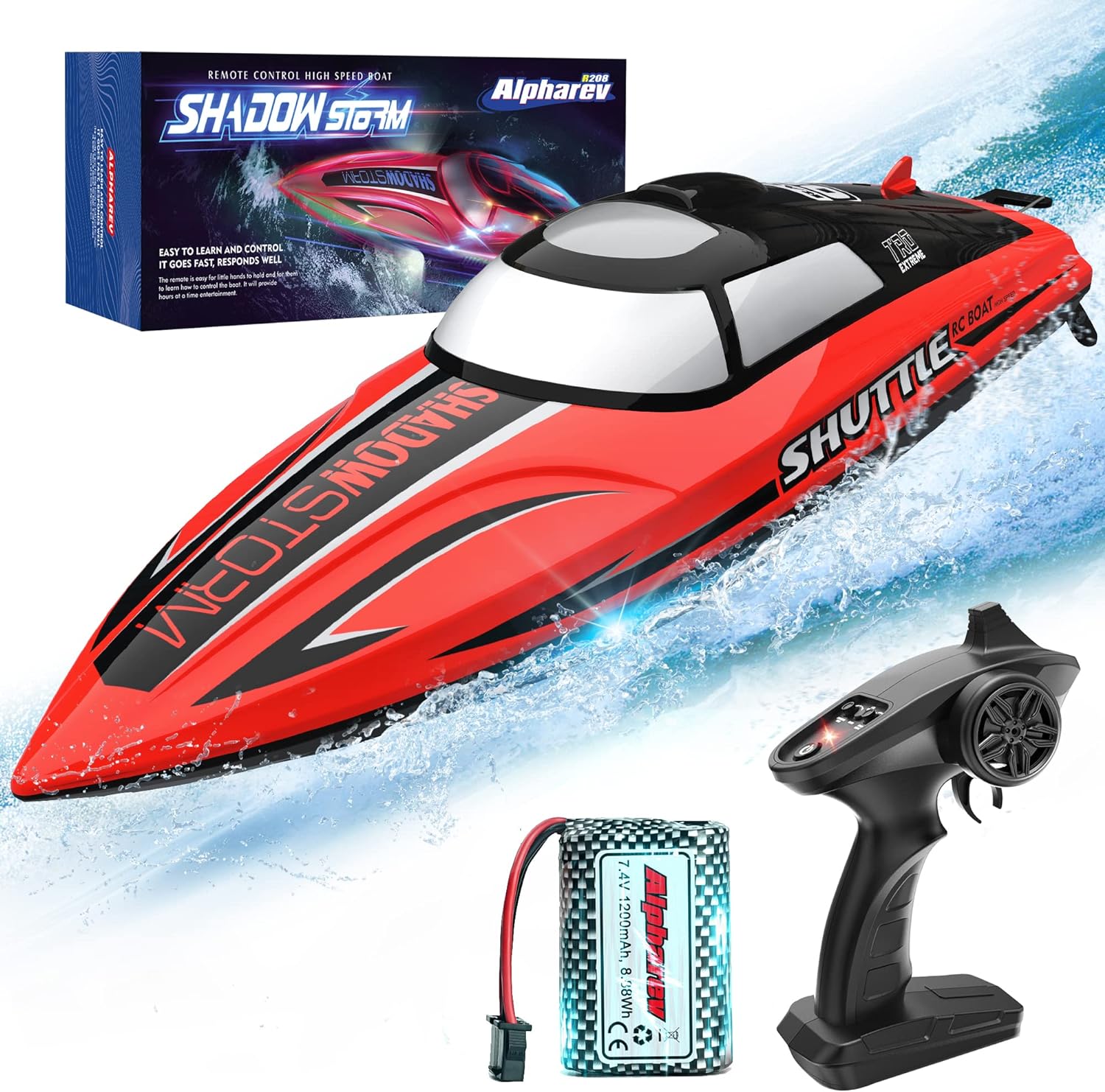 Boats for Kids - R208MINI Double Motor Remote Control Boat for Pool and ...