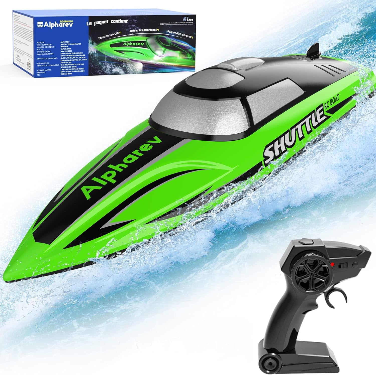 Boats for Kids - R208MINI Double Motor Remote Control Boat for Pool and ...