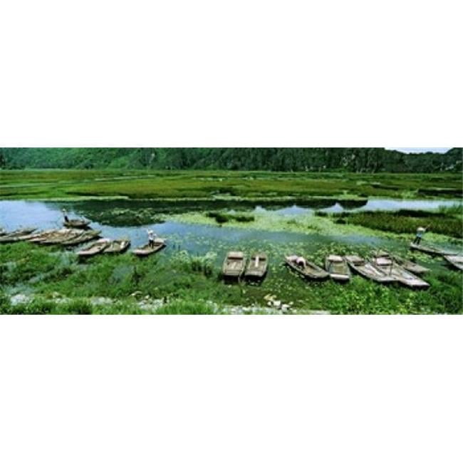 Boats in Hoang Long River Kenh Ga Ninh Binh Vietnam Poster Print by ...
