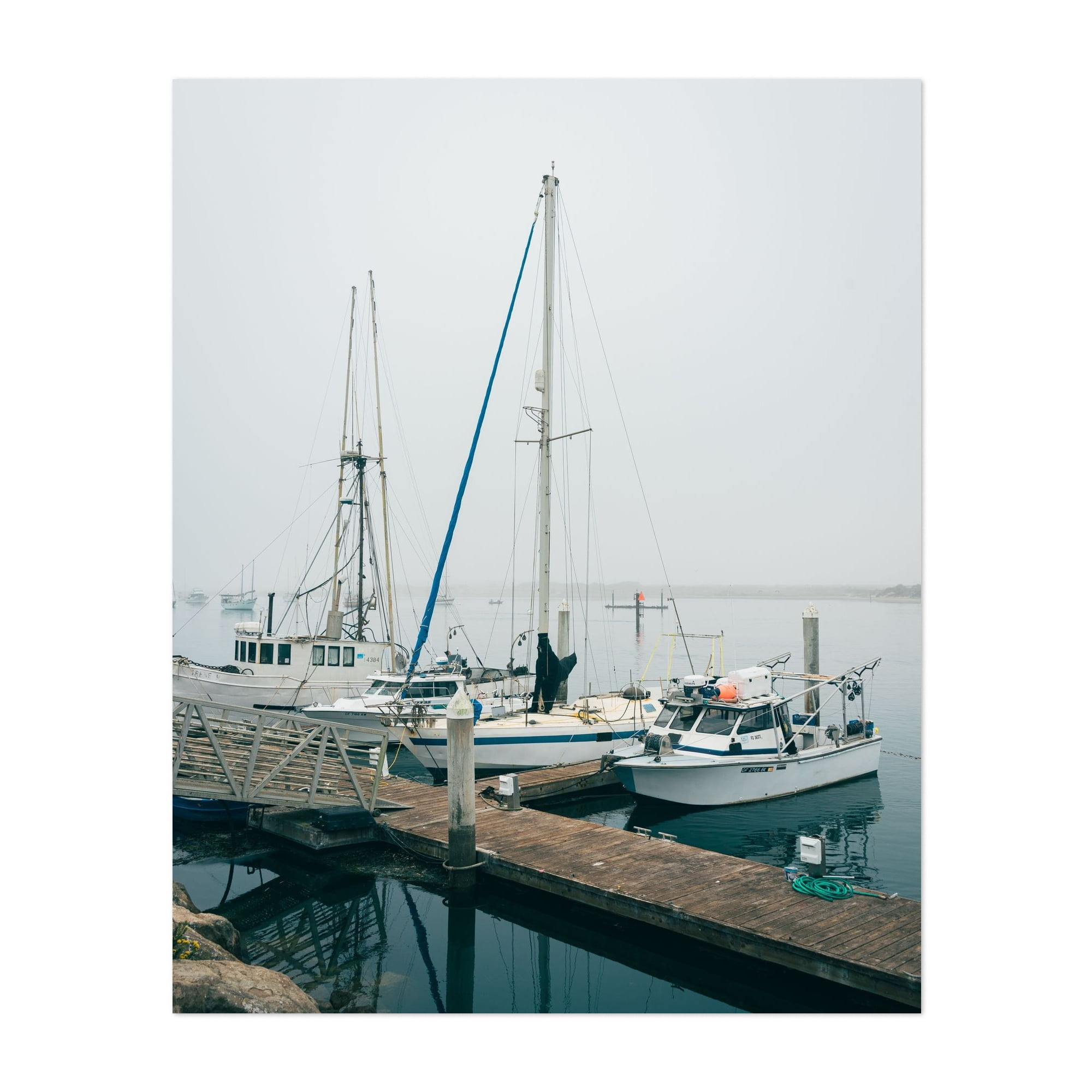 Boats in Morro Bay 02 - Morro Bay California Photography Boat Harbor ...