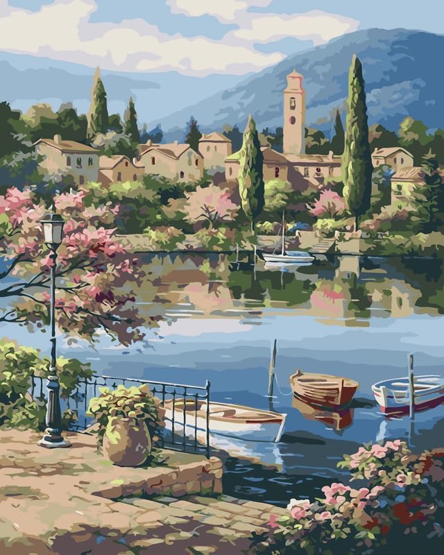 Boats in The Lake Puzzles for Adults 500 Pieces, Jigsaw Puzzle ...