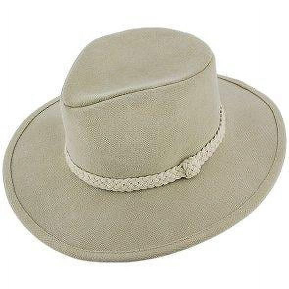 Boatsman Charter - Walrus Hats Tan Canvas Fabric Outback Hat - H7012 ...