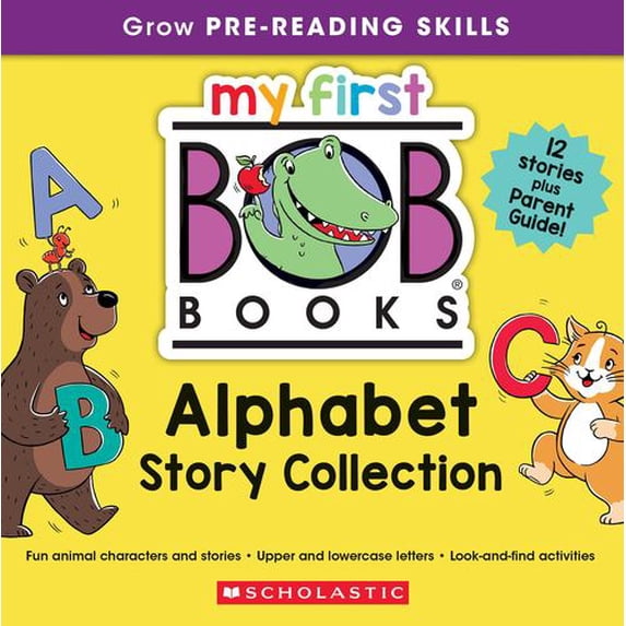 My First Bob Books - Alphabet Story Collection Bind-Up Phonics, Letter ...