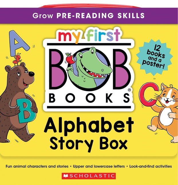 Bob Books My First Bob Books - Alphabet Story Box Phonics, Letter ...