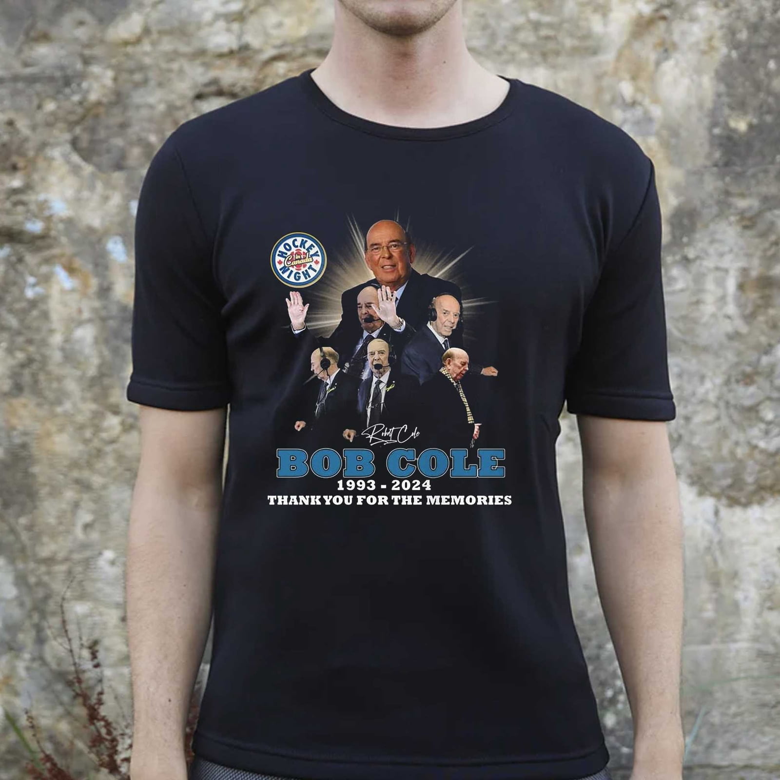 Bob Cole 1993-2024 Thank You For The Memories T-shirt - Walmart.com