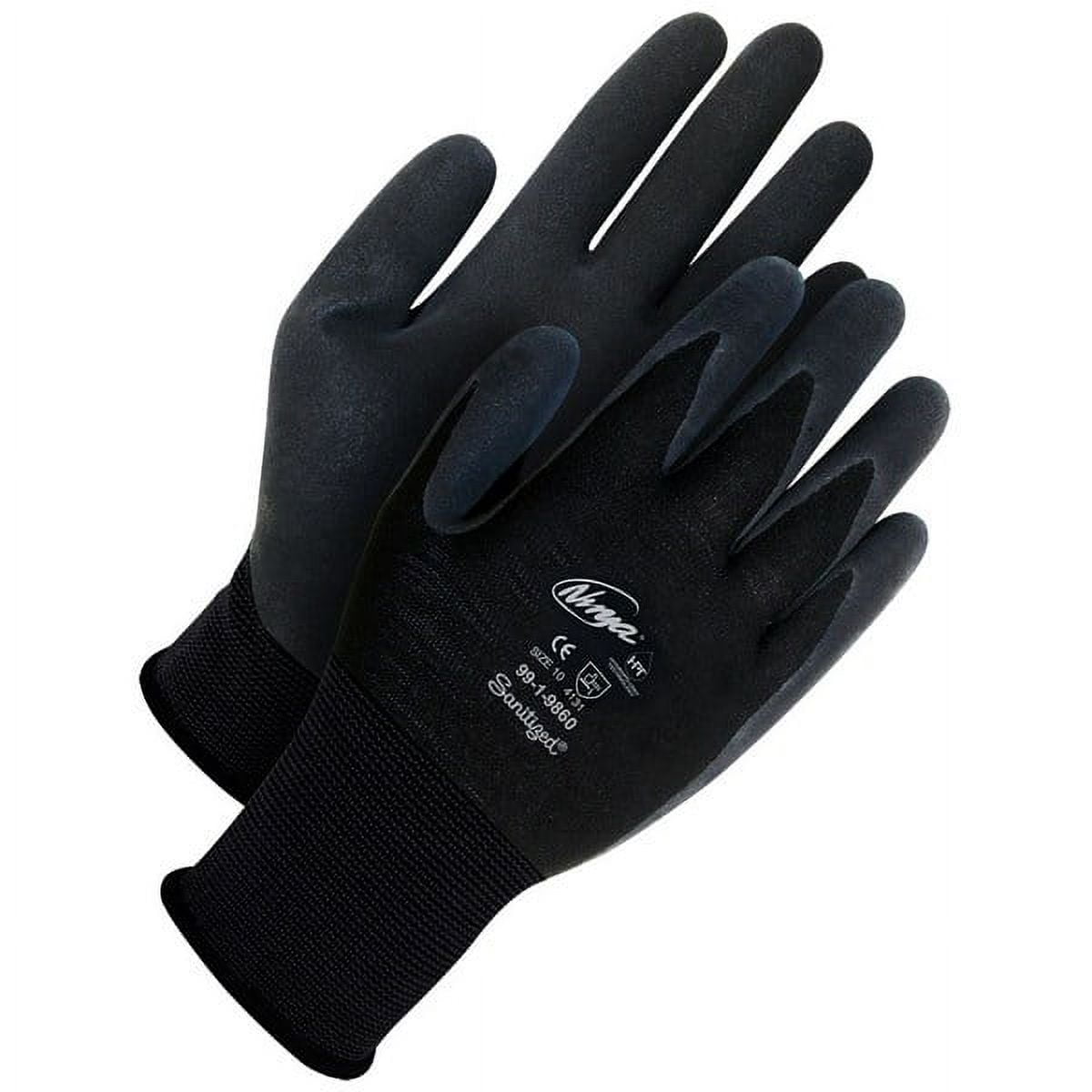 Bob Dale 99-1-9860-11 Ninja® HPT™ Black Nylon Black HPT™ Palm, Size 11 ...