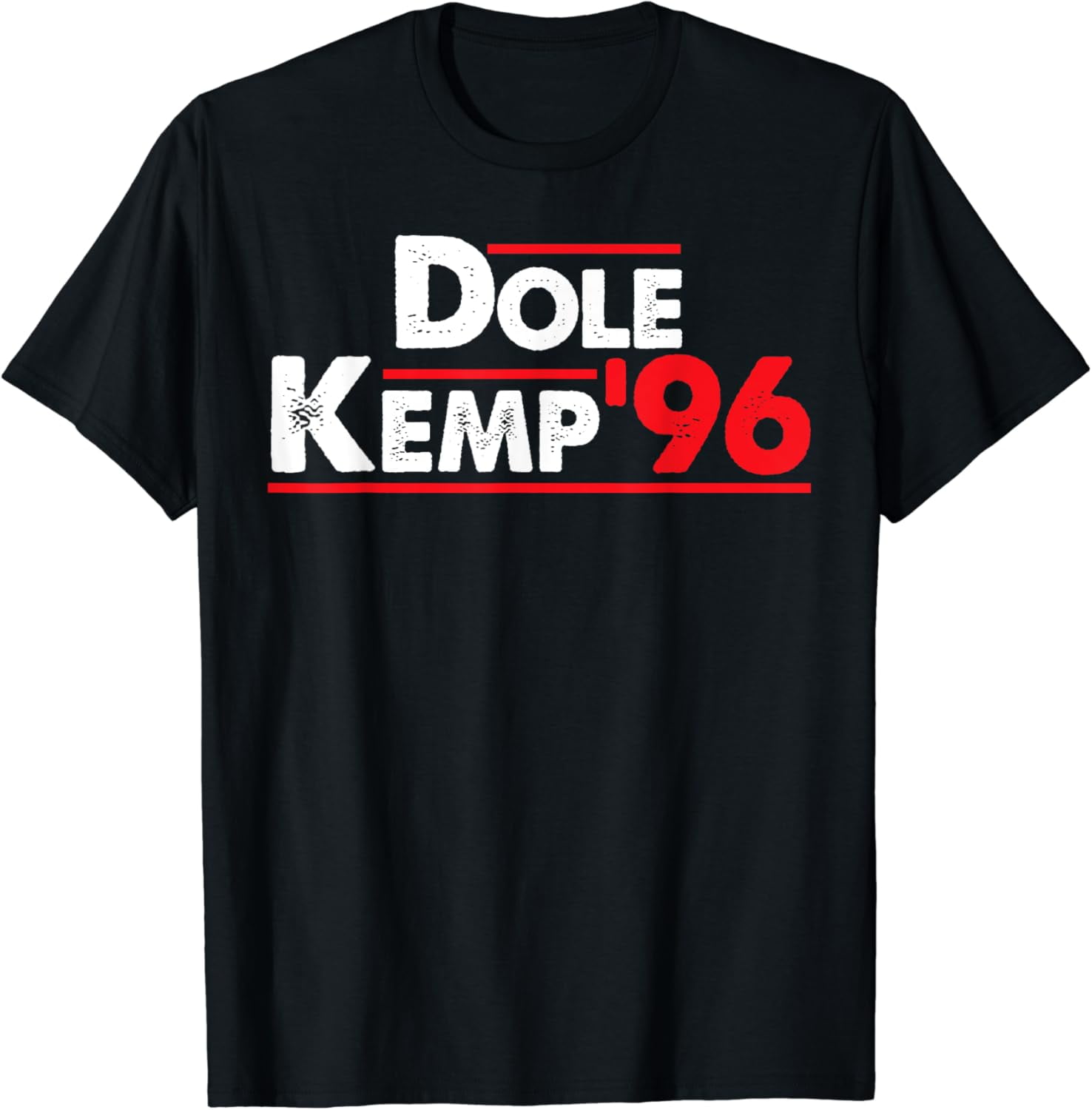 Bob Dole Jack Kemp '96 Retro Presidential Election T-Shirt - Walmart.com