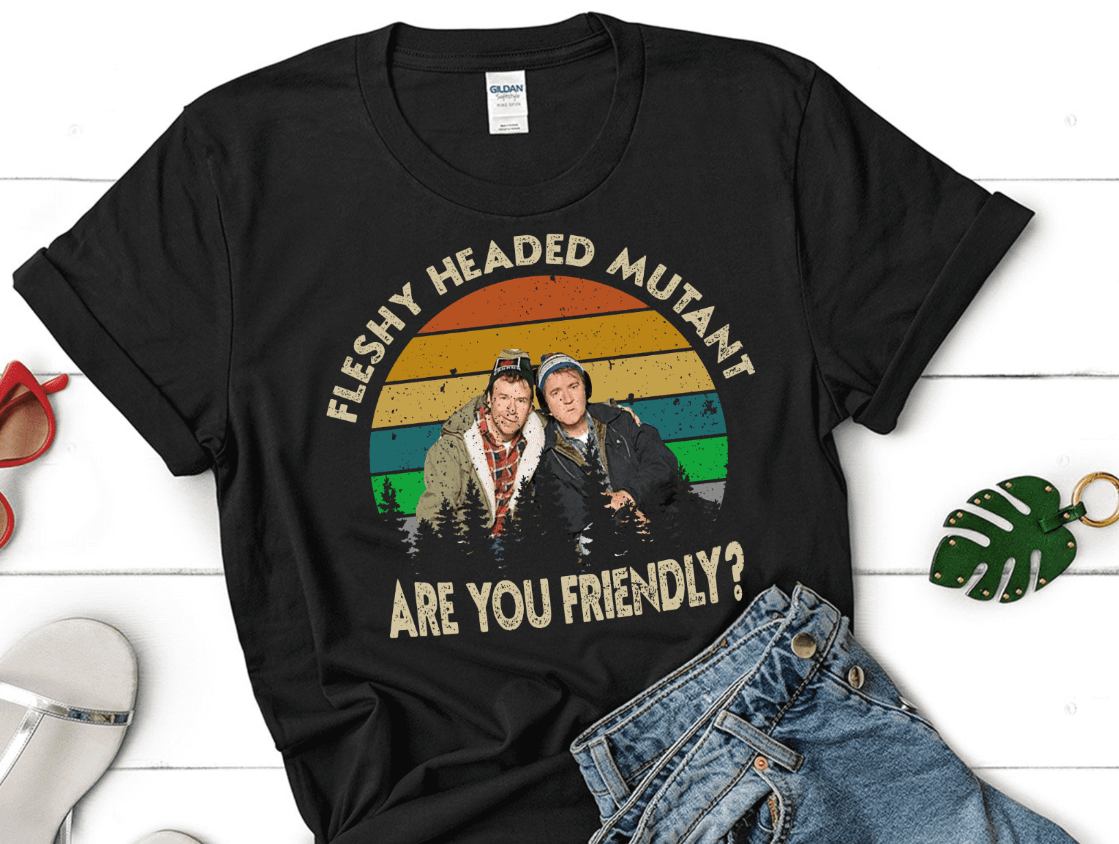 Bob & Doug McKenzie "Fleshy Headed Mutant, Are You Friendly?" T-Shirt ...