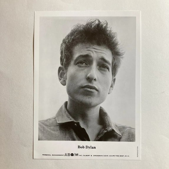Bob Dylan 1967 Reproduction Promotional Promo Poster - Vintage Style - Size 24x36 - GrolyTee ...