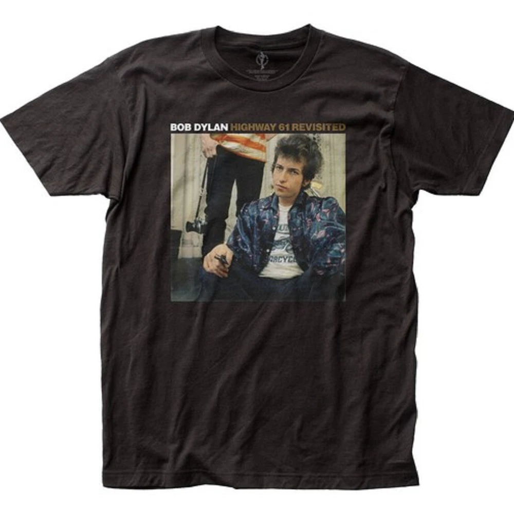 Bob Dylan Highway 61 t-shirt, vintage rock band tee, black graphic ...