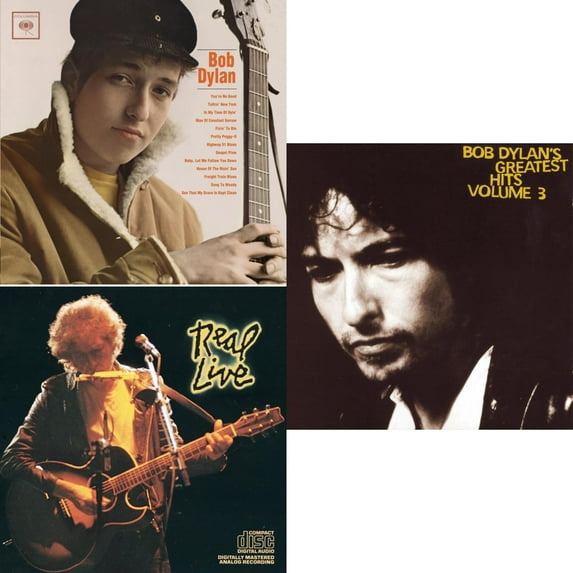 Bob Dylan & Real Live & Greatest Hits Vol.3 [CD Bundle] - Walmart.com