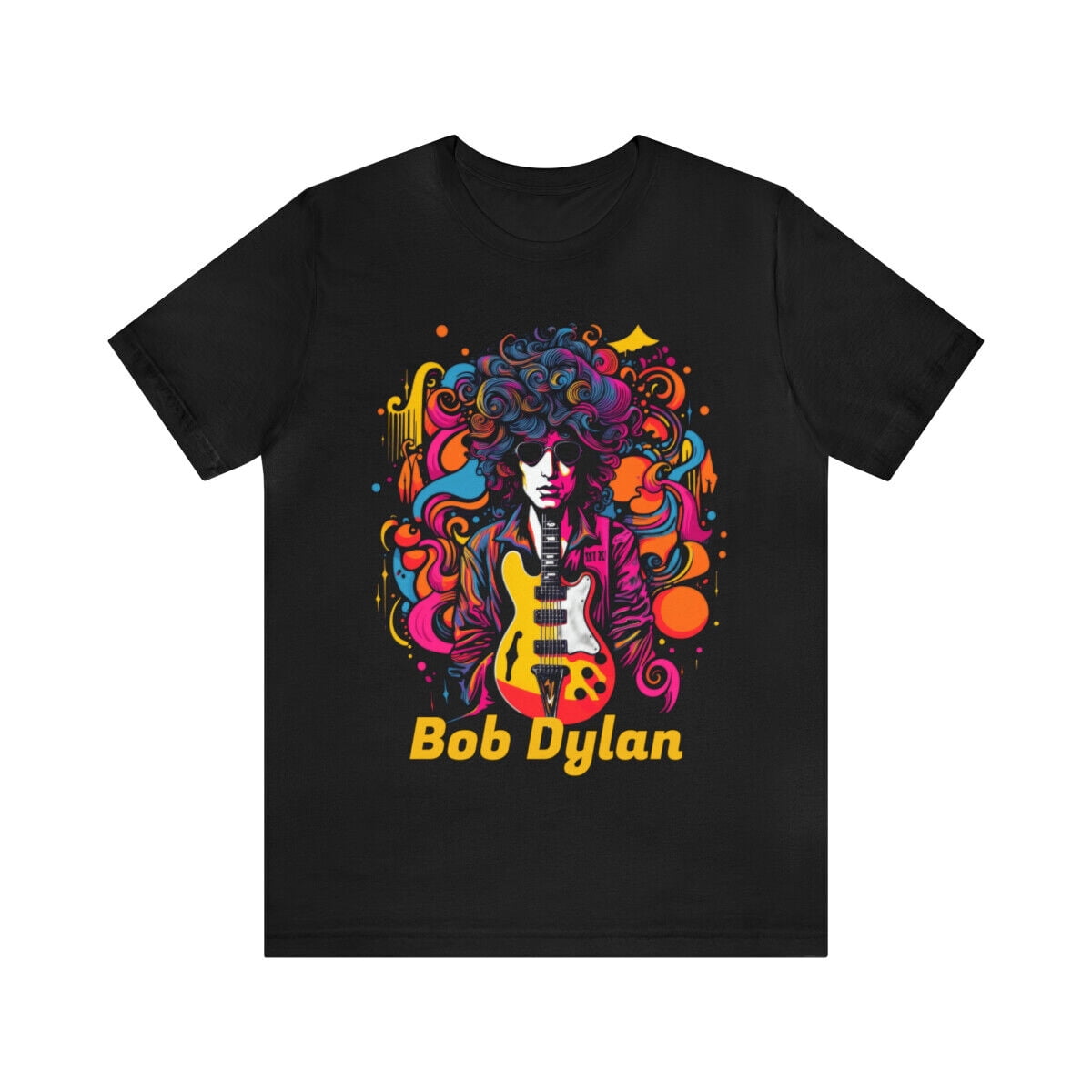 Bob Dylan Shirt Vintage Tee 1960s Sixties Folk Rock - Walmart.com