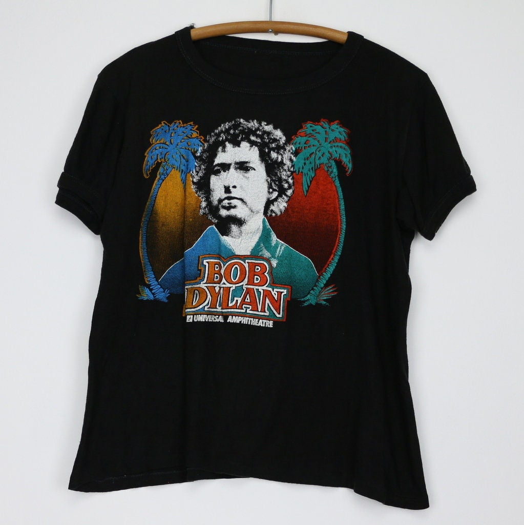 Bob Dylan Shirt Vintage tshirt 1978 Universal Amphitheater Tour Concert ...