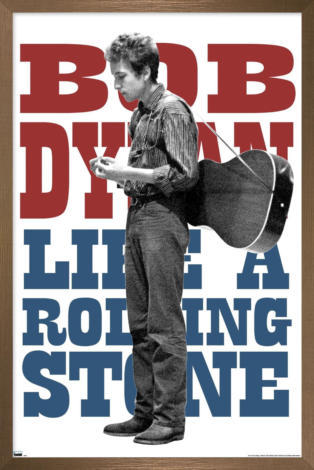 Bob Dylan - Standing Wall Poster, 22.375" x 34" Framed - Walmart.com