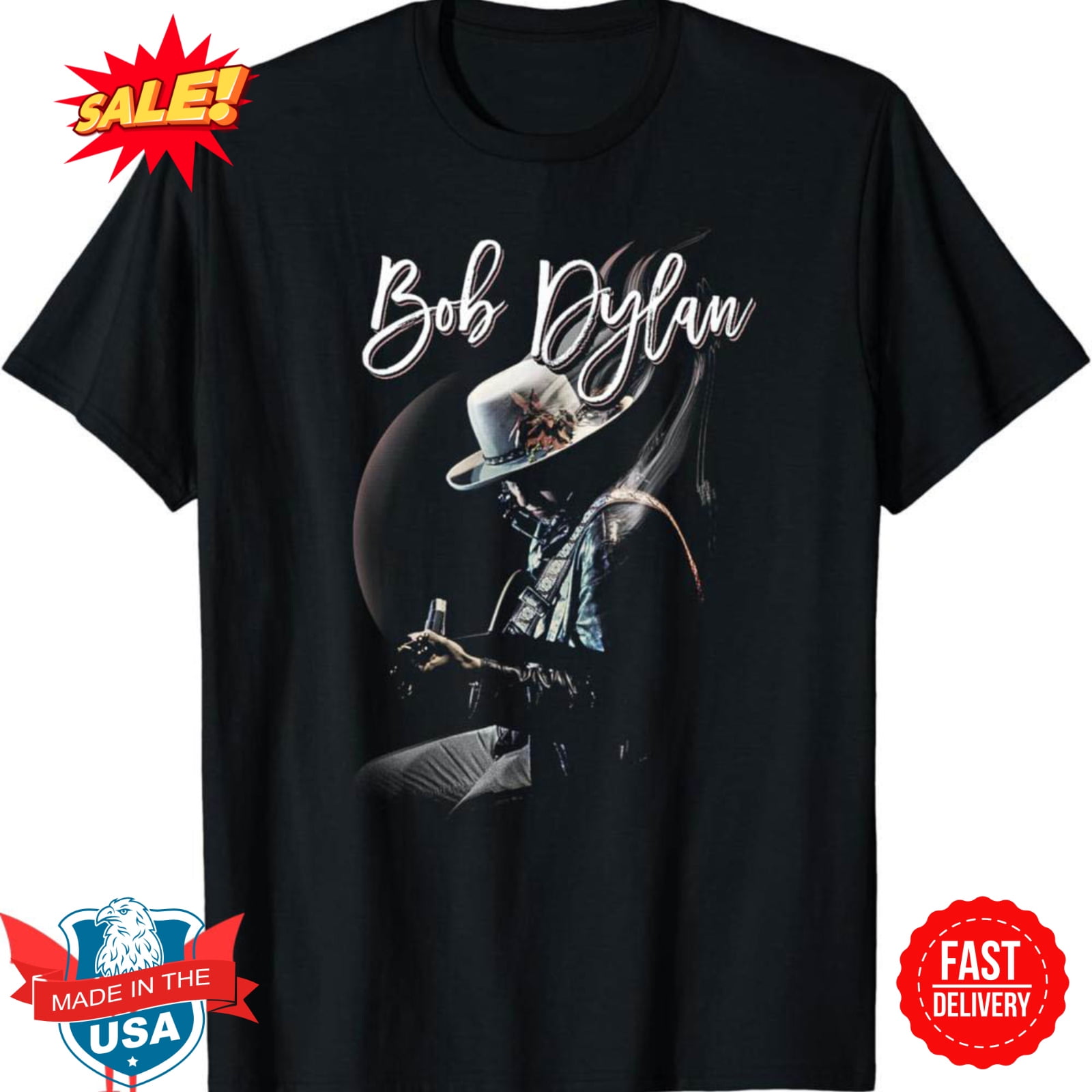 Bob Dylan T-Shirt Unreleased American Singer Songwriter S-5XL - Walmart.com