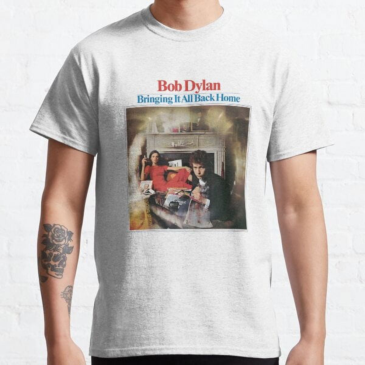 Bob Dylan T-Shirts Design Shirt, Size S, Tee White New - Walmart.com