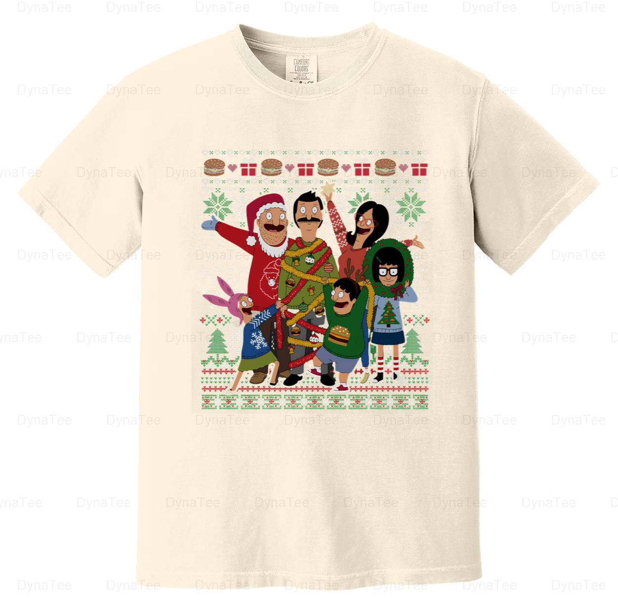 Bob Family Bobs Burgers Merry Xmas Cartoon Animated TV Show Comfort ...