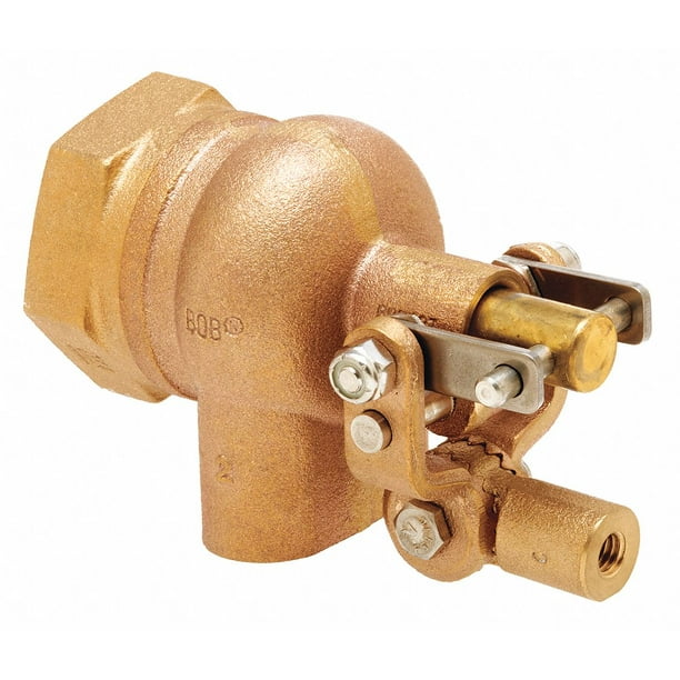 Bob Float Valve,1-1/2 in.,Pipe,Brass,FNPT R605T-1-1/2 - Walmart.com