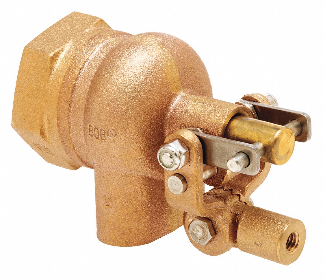 Bob Float Valve,2 in.,Pipe,Brass,FNPT R605T-2 - Walmart.com